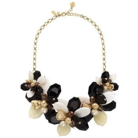 kate spade | Jewelry | Kate Spade Orchidia Cluster Statement Necklace ...